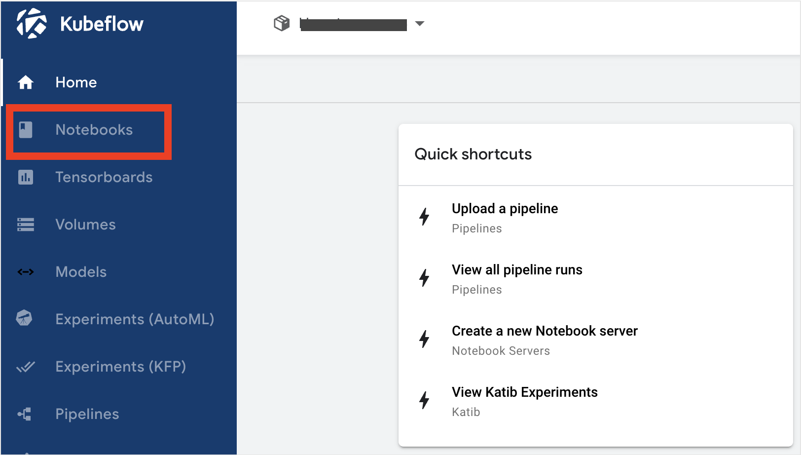 Kubeflow를 이용한 Jupyter Notebook 환경 구성 | 카카오클라우드 기술문서